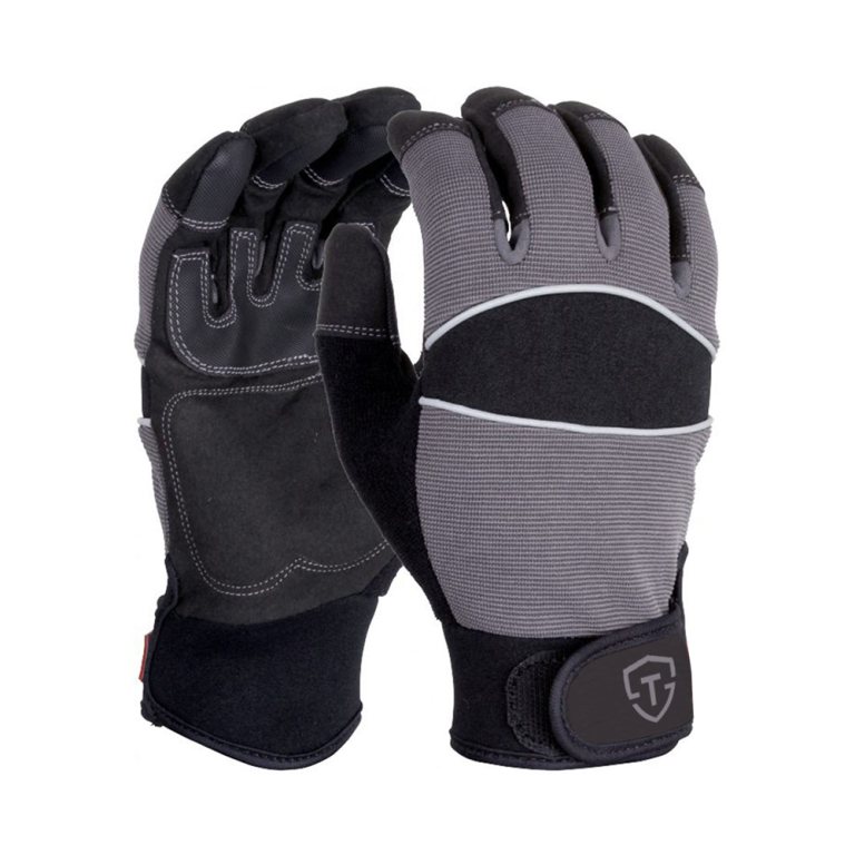 Professional men's mechanical work gloves